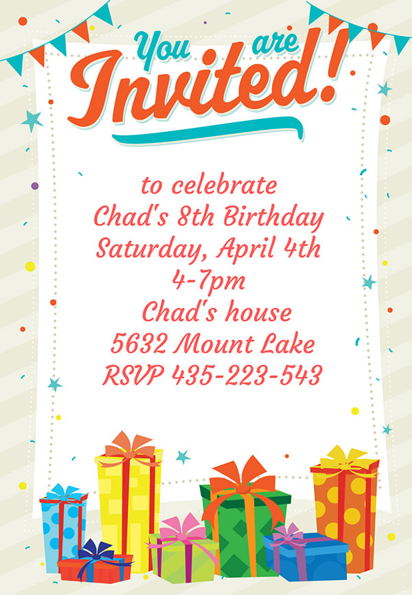 FREE 10 Party Invitation Templates In PSD Vector EPS AI
