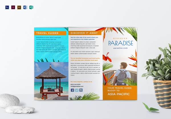 FREE 12 PSD Travel Brochure Design Templates InDesign MS Word 