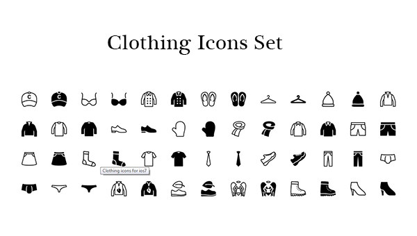 250+ Free Vector Clothing Icons set|FreeCrearives