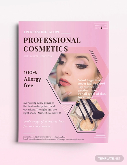 FREE 27 Cosmetic Flyer Templates In PSD Vector EPS InDesign MS 