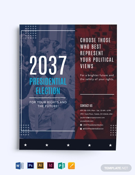 FREE 23 Elegant Political Flyer Templates In PSD AI MS Word