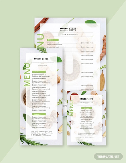 FREE 57 Modern Menu Designs In AI PSD MS Word Pages InDesign FREE 57 Modern Menu Designs In AI PSD MS Word Pages InDesign