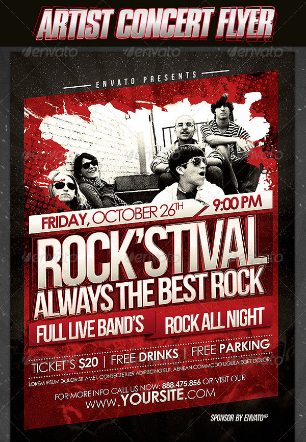 FREE 34 Concert Flyer Templates In PSD Vector EPS InDesign MS 