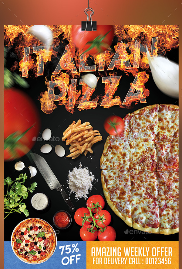 FREE 21 Creative Pizza Flyer Templates In PSD Vector EPS MS Word 