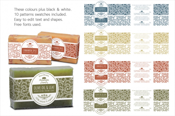 FREE 21 Soap Label Designs In PSD Vector EPS