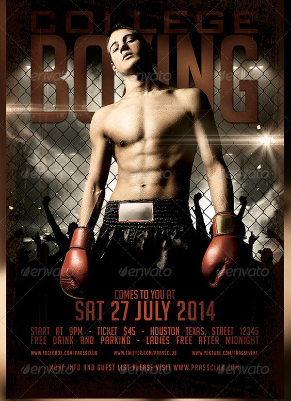 Boxing Poster Template