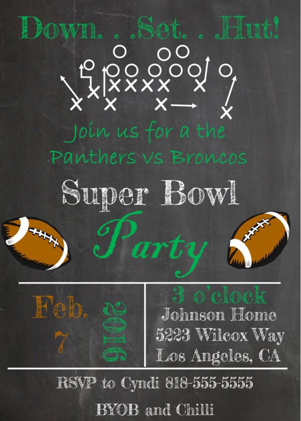 FREE 18 Super Bowl Invitation Designs In PSD Vector EPS