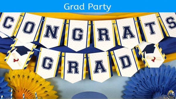 Banner Graduation Template Pulp