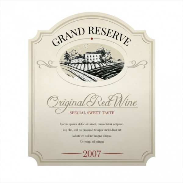 Free Wine Label Template For Word