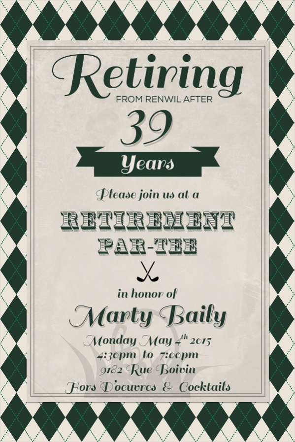 Printable Retirement Invitations Read iesanfelipe edu pe