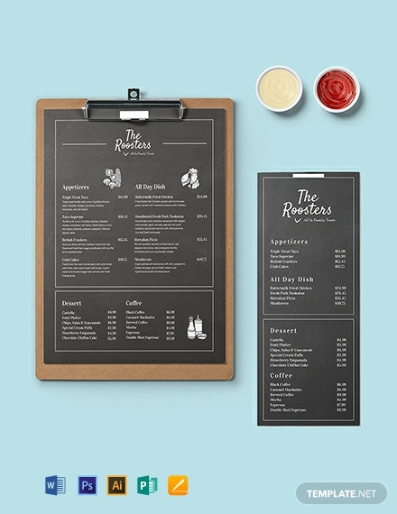 FREE 21 Creative Chalkboard Menu Design Templates In PSD AI Google 