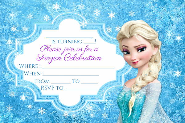 FREE 10 Cool Frozen Invitation Designs In PSD AI InDesign MS 