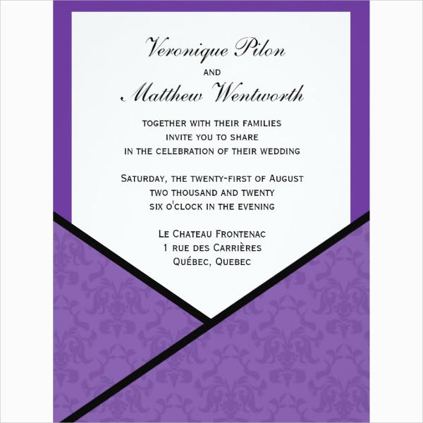 FREE 8+ Pocket Invitation Designs in Vector EPS | AI