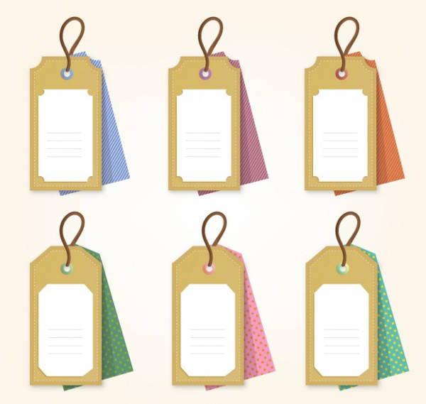 FREE 8 Clothing Tags In PSD Vector EPS