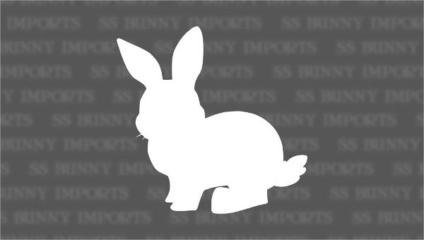 FREE 9+ Rabbit Silhouettes in Vector EPS | AI